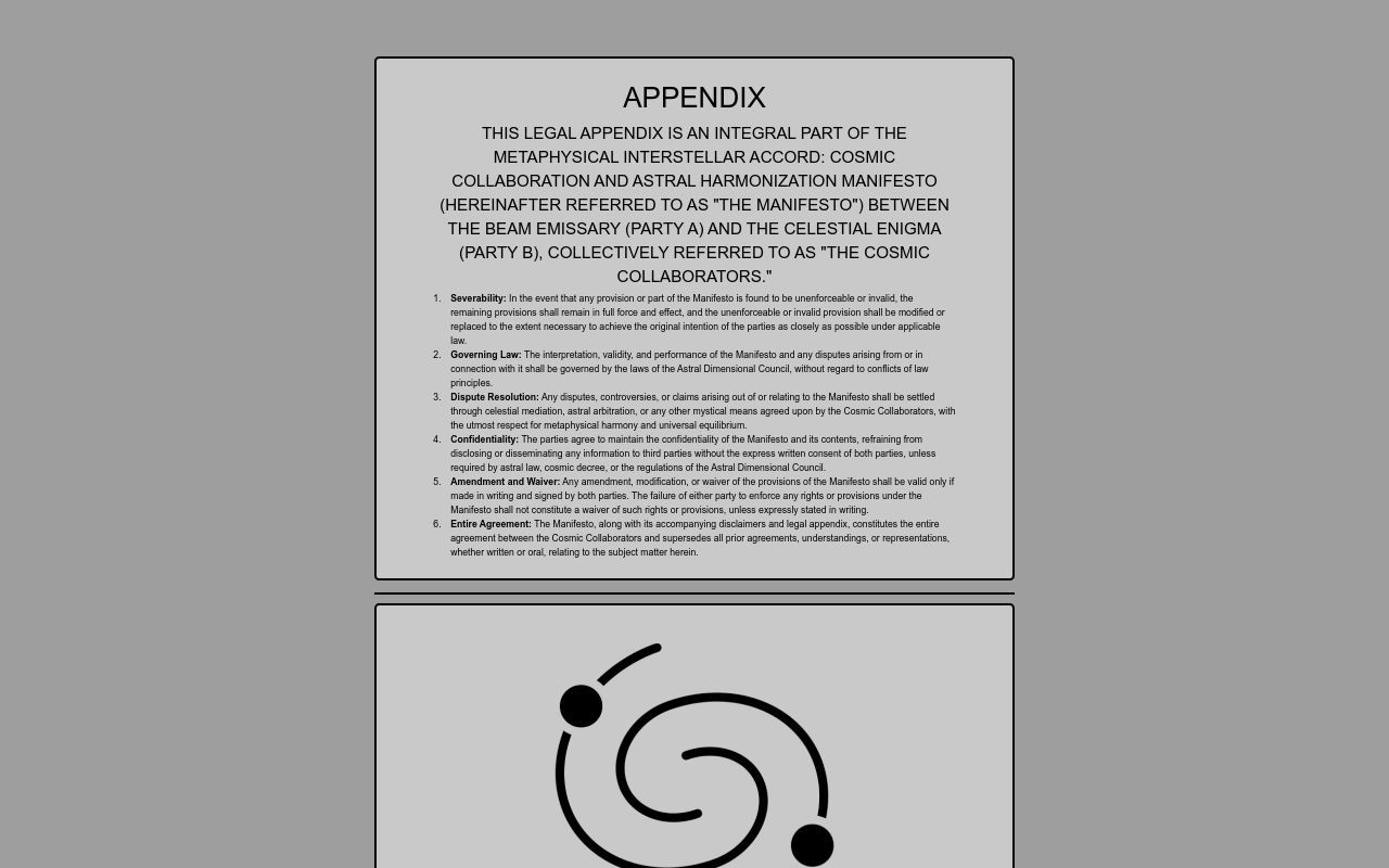 Metaphysical Interstellar Accord: Cosmic Collaboration and Astral ...